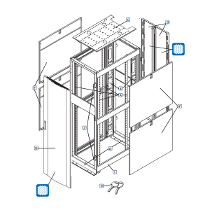 Enconnex Server Cabinets - Data Center Resources - Parts