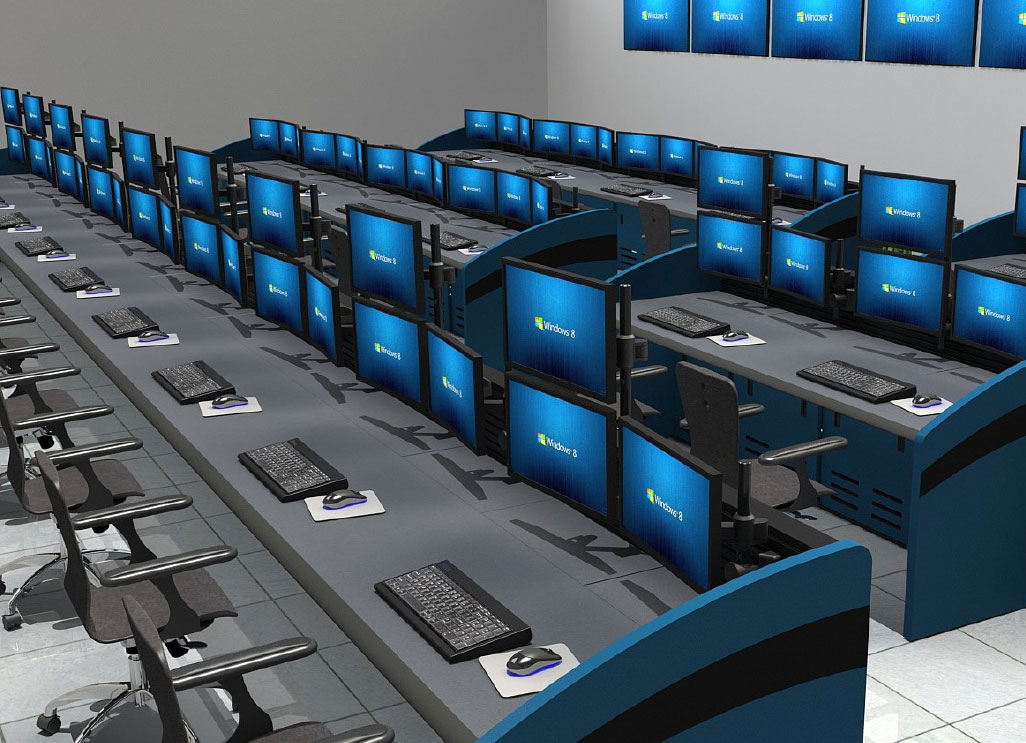 Command Watch Control Room Furniture - Data Center Resources | Aisle ...