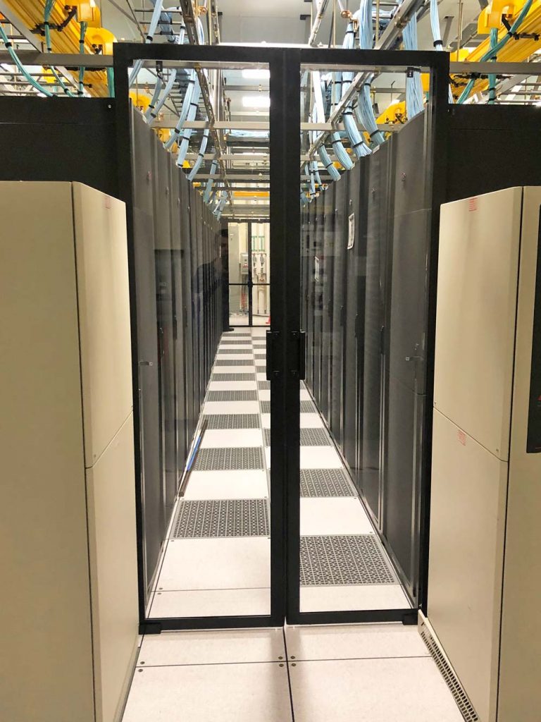 Double Sliding Containment Door - Data Center Resources - Parts
