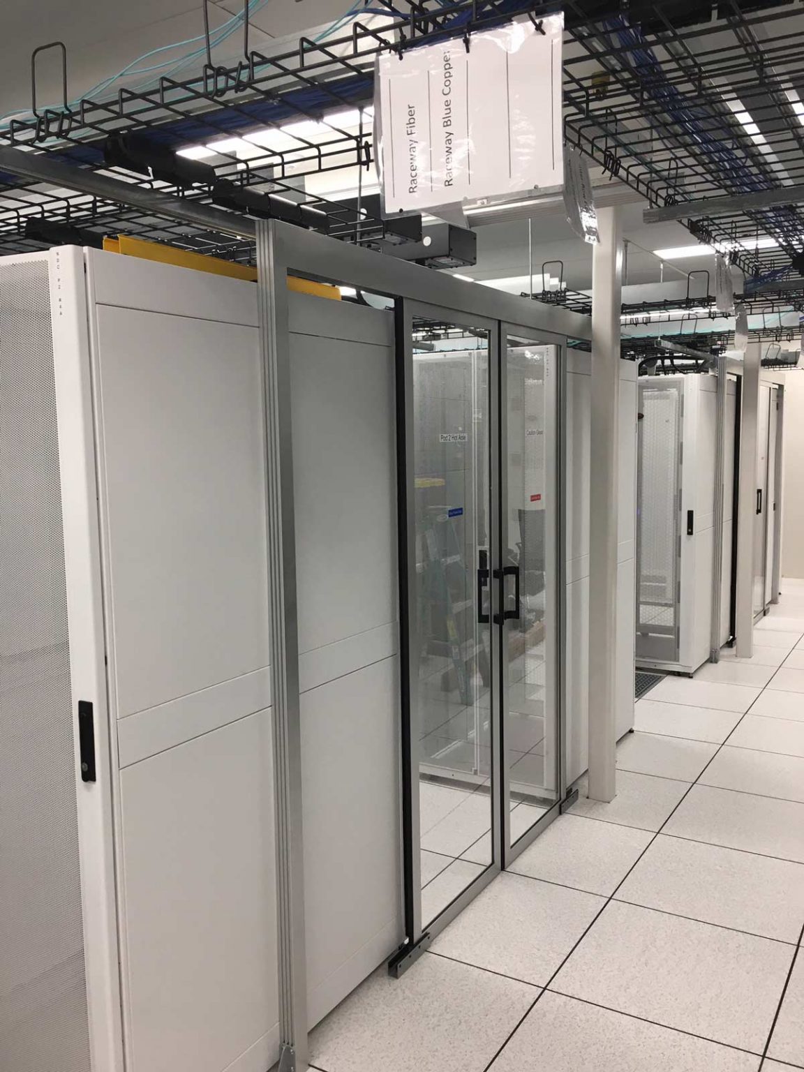 Double Sliding Containment Door - Data Center Resources - Parts