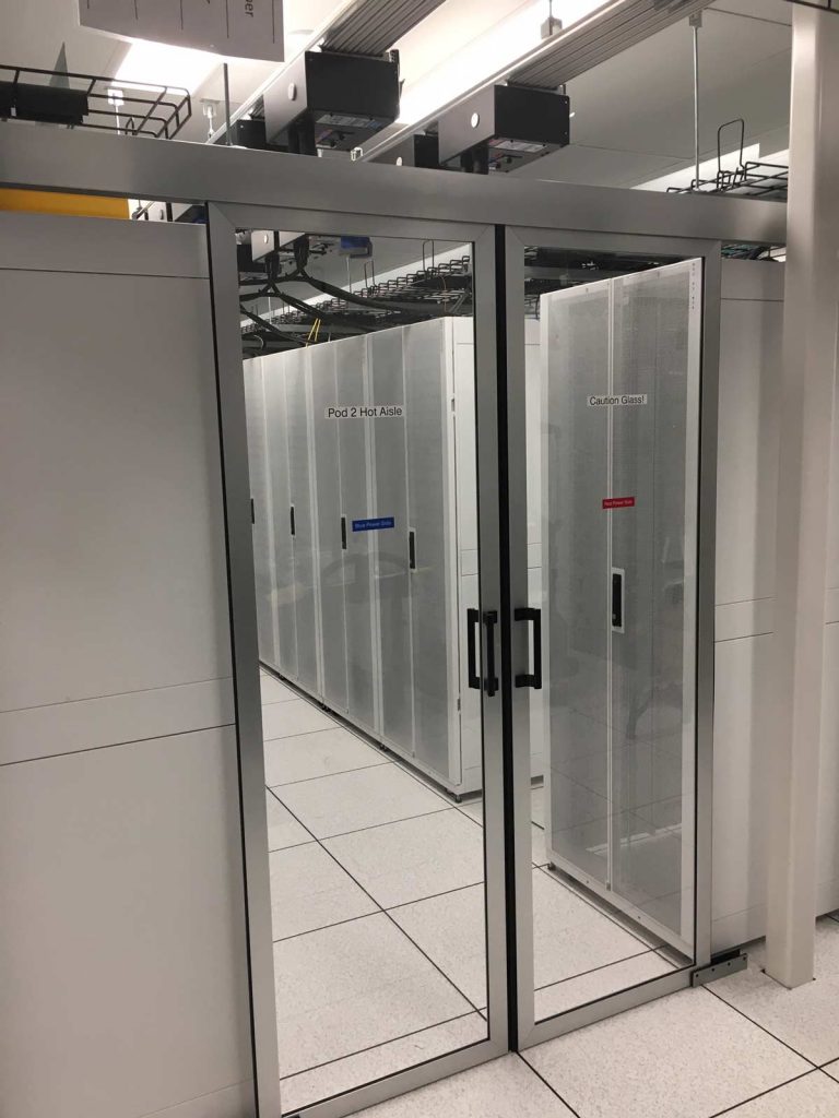 Double Sliding Containment Door - Data Center Resources - Parts