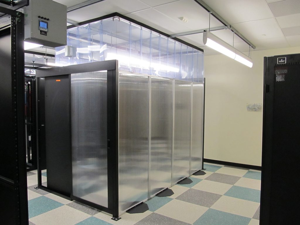 Flexible Aisle Containment Strip Curtains for Data Centers