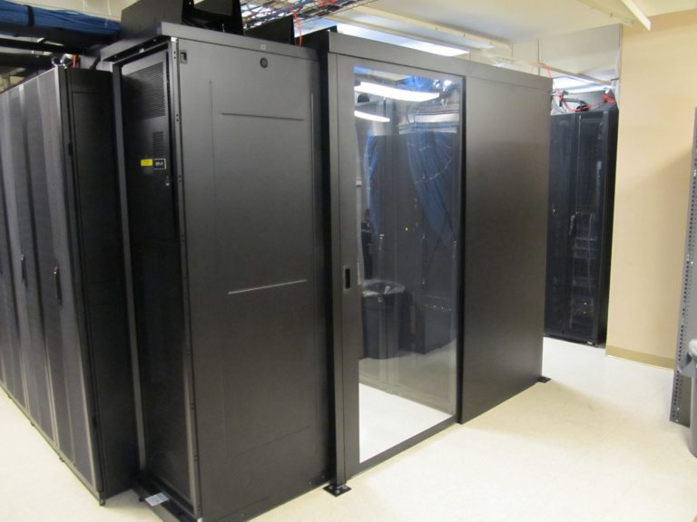 Single Sliding Aisle Containment Door Data Center Parts